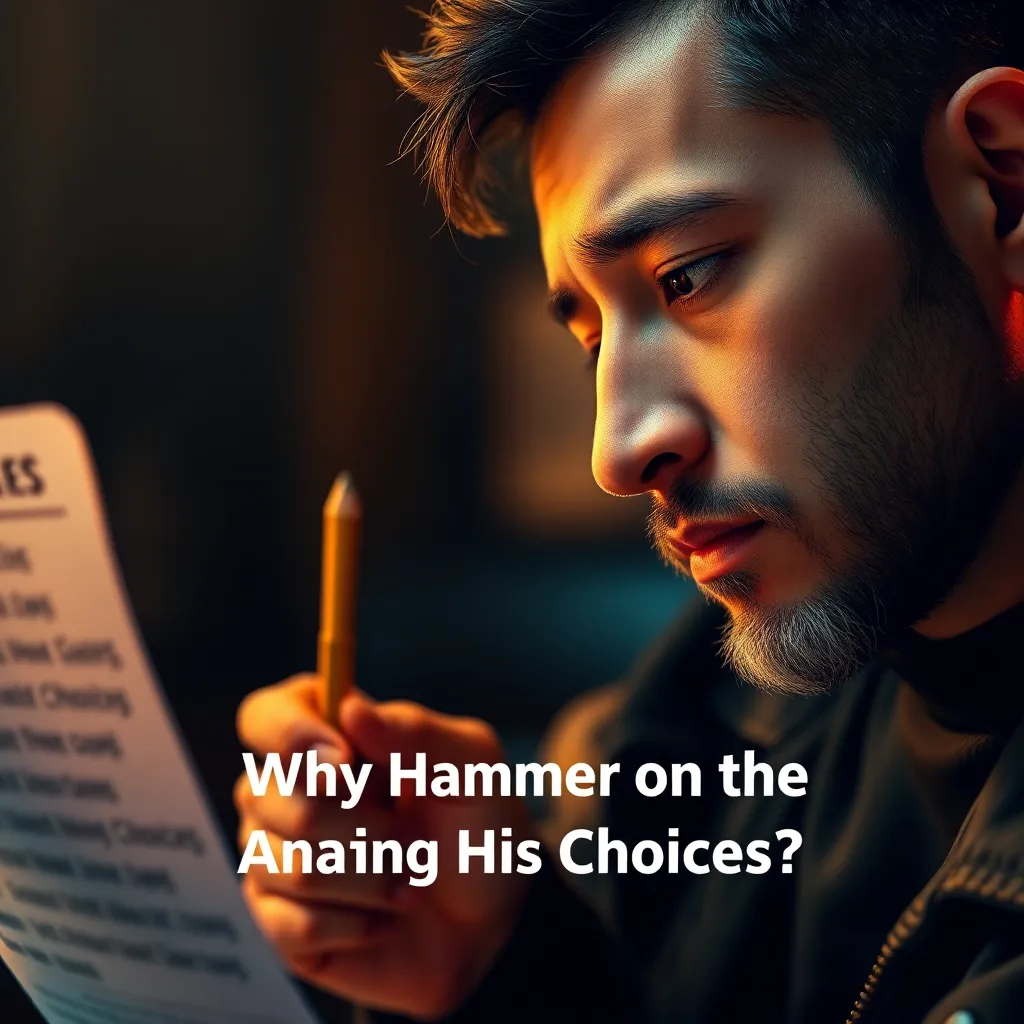 Why is Hammer on the List? Analyzing His Choices : LevelUpTalk