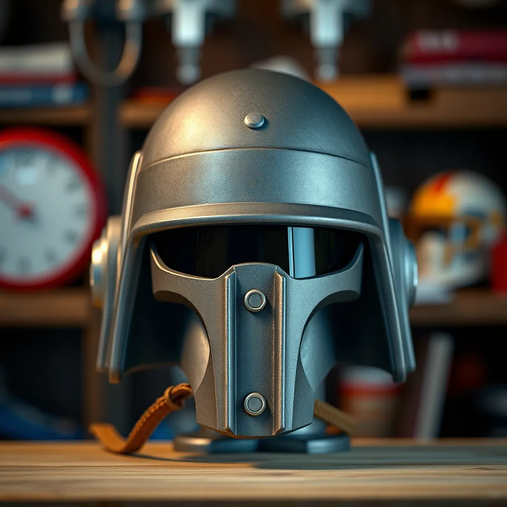 Handmade Mark 4 Helmet Completed After 25 Hours! : LevelUpTalk
