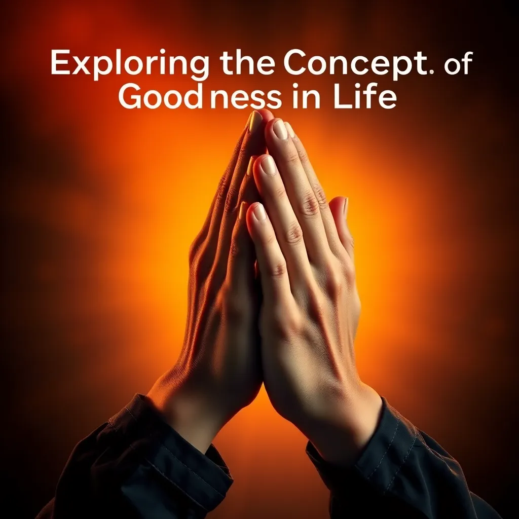 Exploring the Concept of Goodness in Life : LevelUpTalk