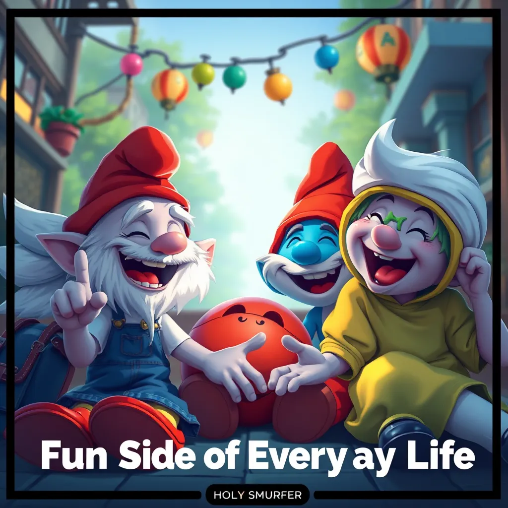 Holy Smurfer: The Fun Side of Everyday Life 😂👏 : LevelUpTalk