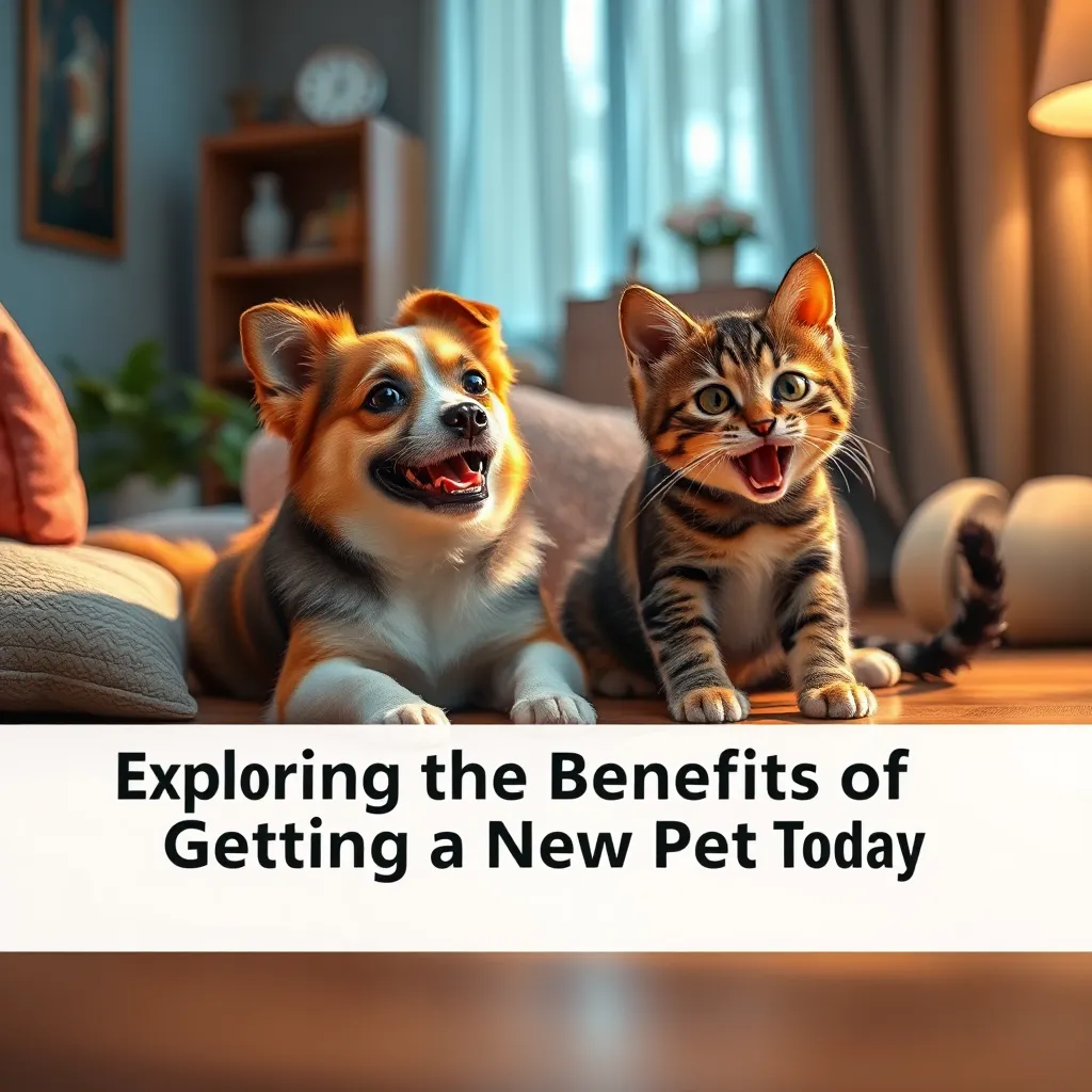Exploring the Benefits of Getting a New Pet Today : LevelUpTalk