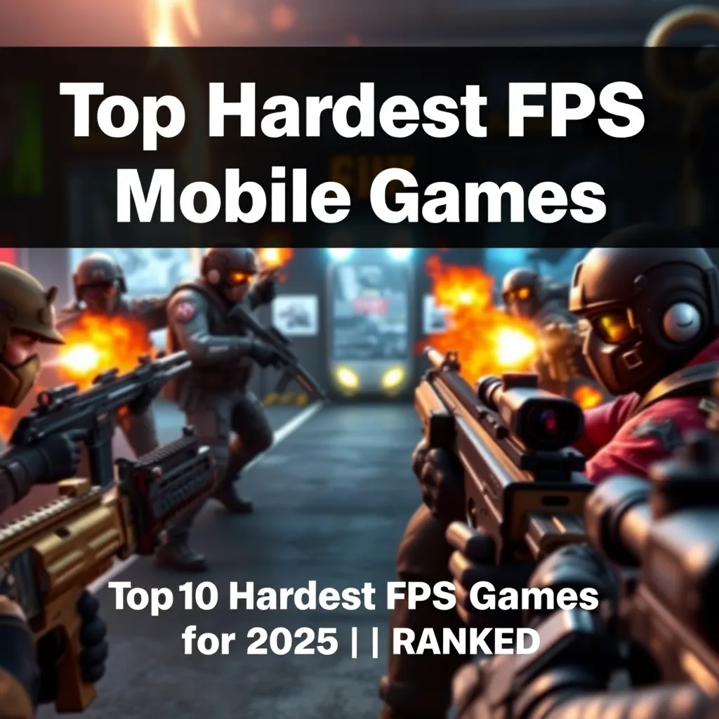 Top 10 Hardest FPS Mobile Games for 2025 Ranked : LevelUpTalk