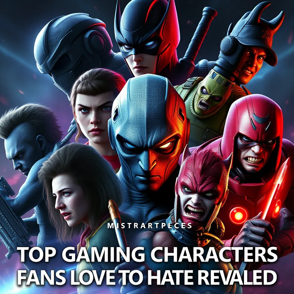Top Gaming Characters Fans Love to Hate Revealed : LevelUpTalk