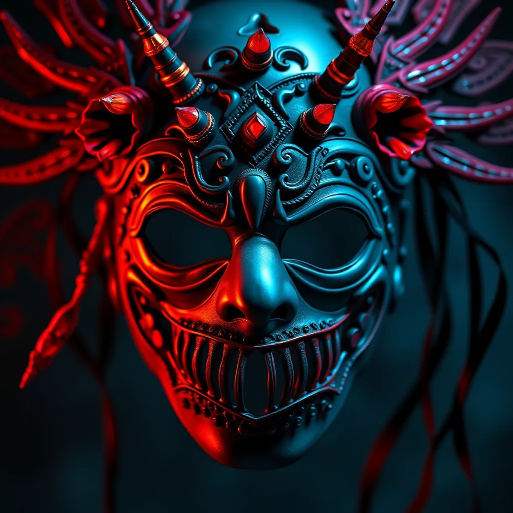 Explore the Haunted Masquerade Kiriko Mask Concept : LevelUpTalk