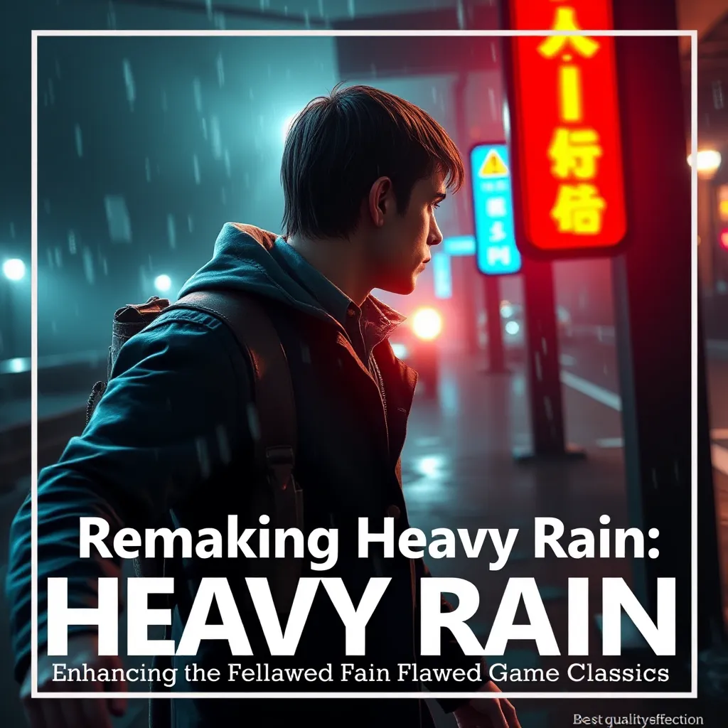 Remaking Heavy Rain: Enhancing the Flawed Game Classic : LevelUpTalk