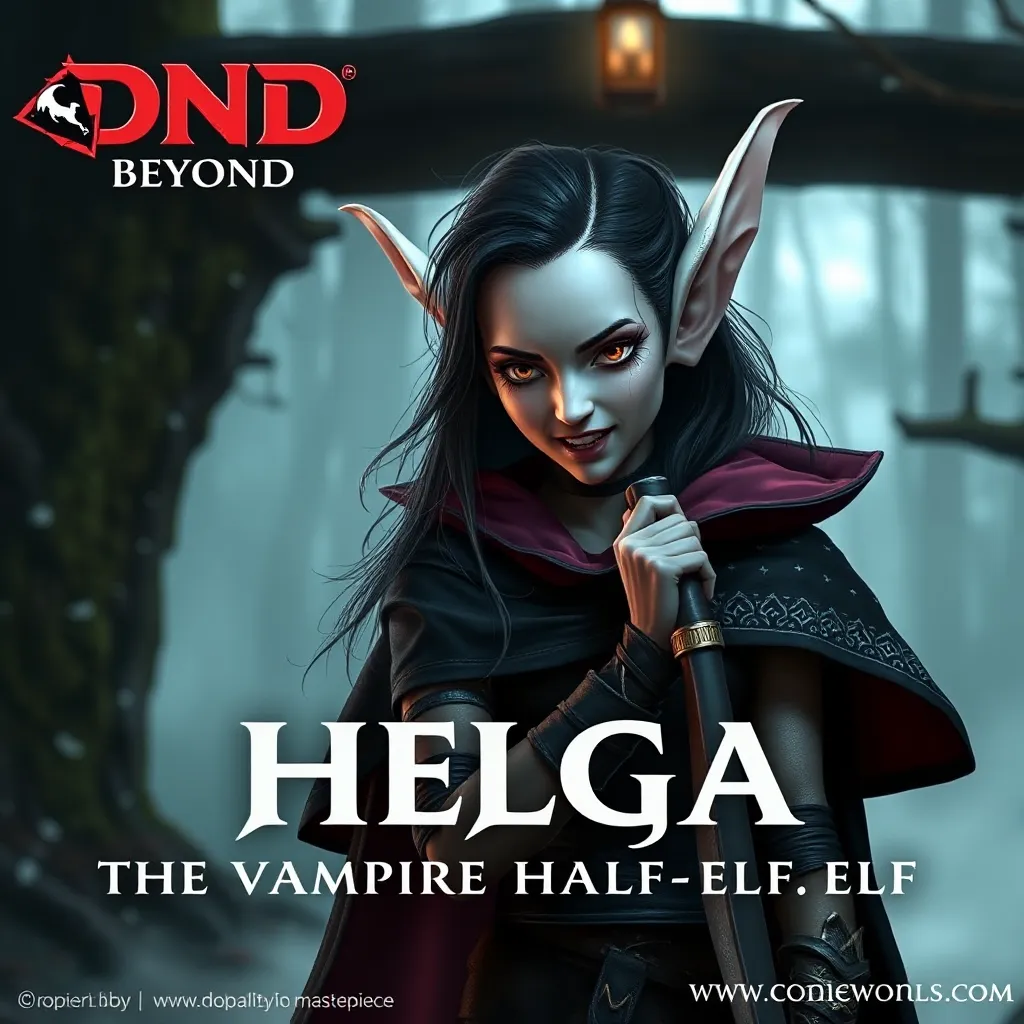 Exploring Helga: The Vampire Half-Elf in DND Beyond : LevelUpTalk