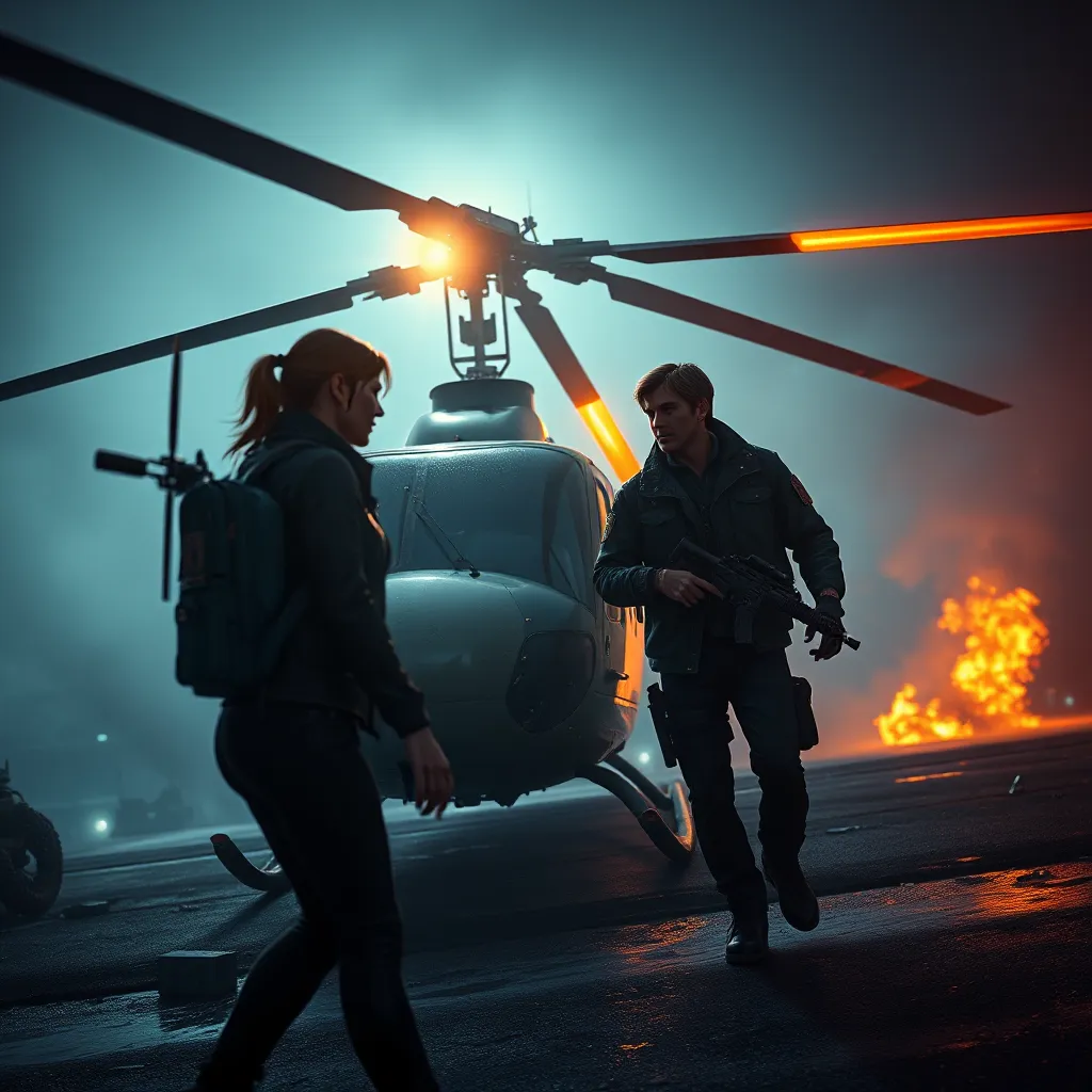 What to Do After the Helicopter Crash in Resident Evil 2? : LevelUpTalk