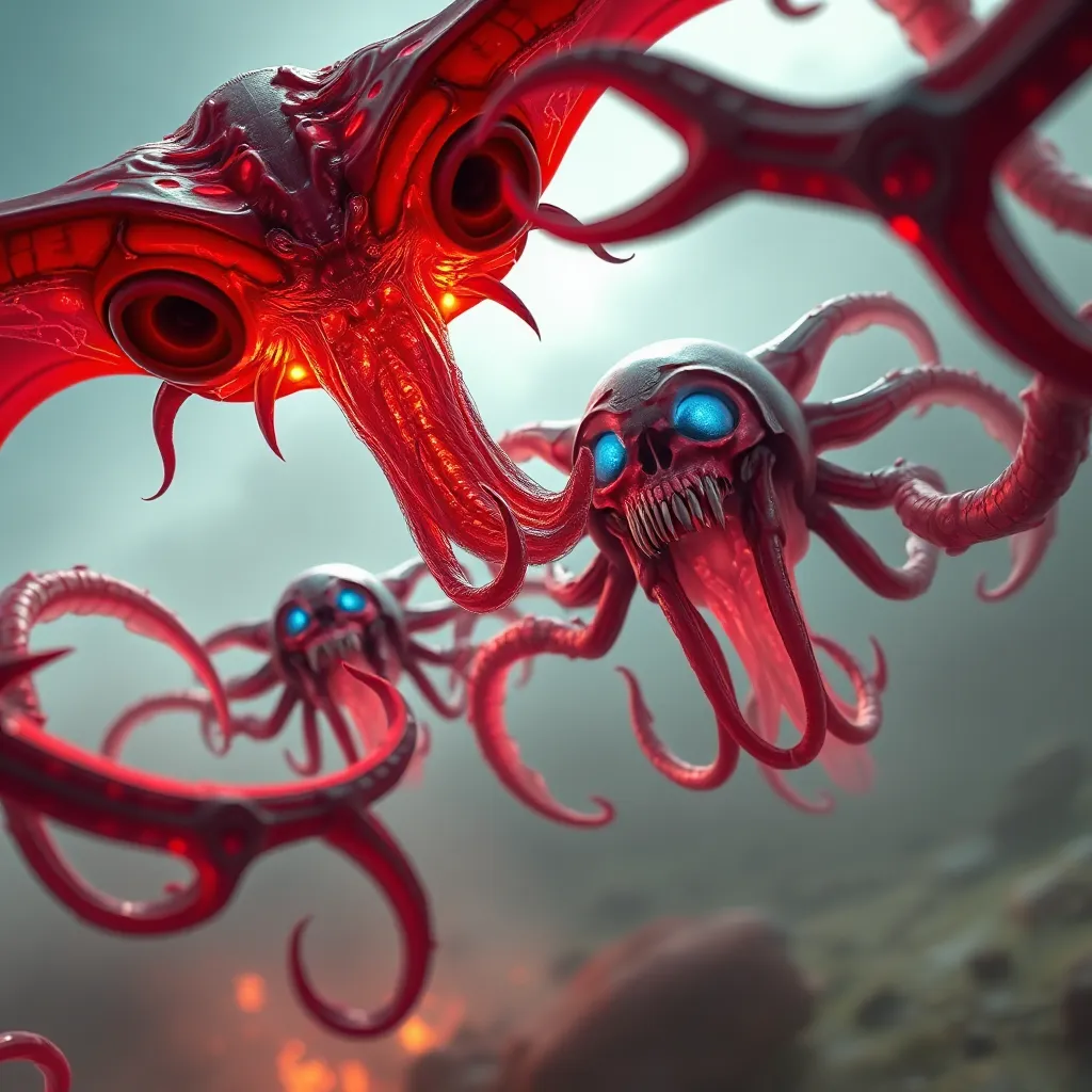 Concept Art Reveals Hell Squid and Cosmic Squid Monsters : LevelUpTalk
