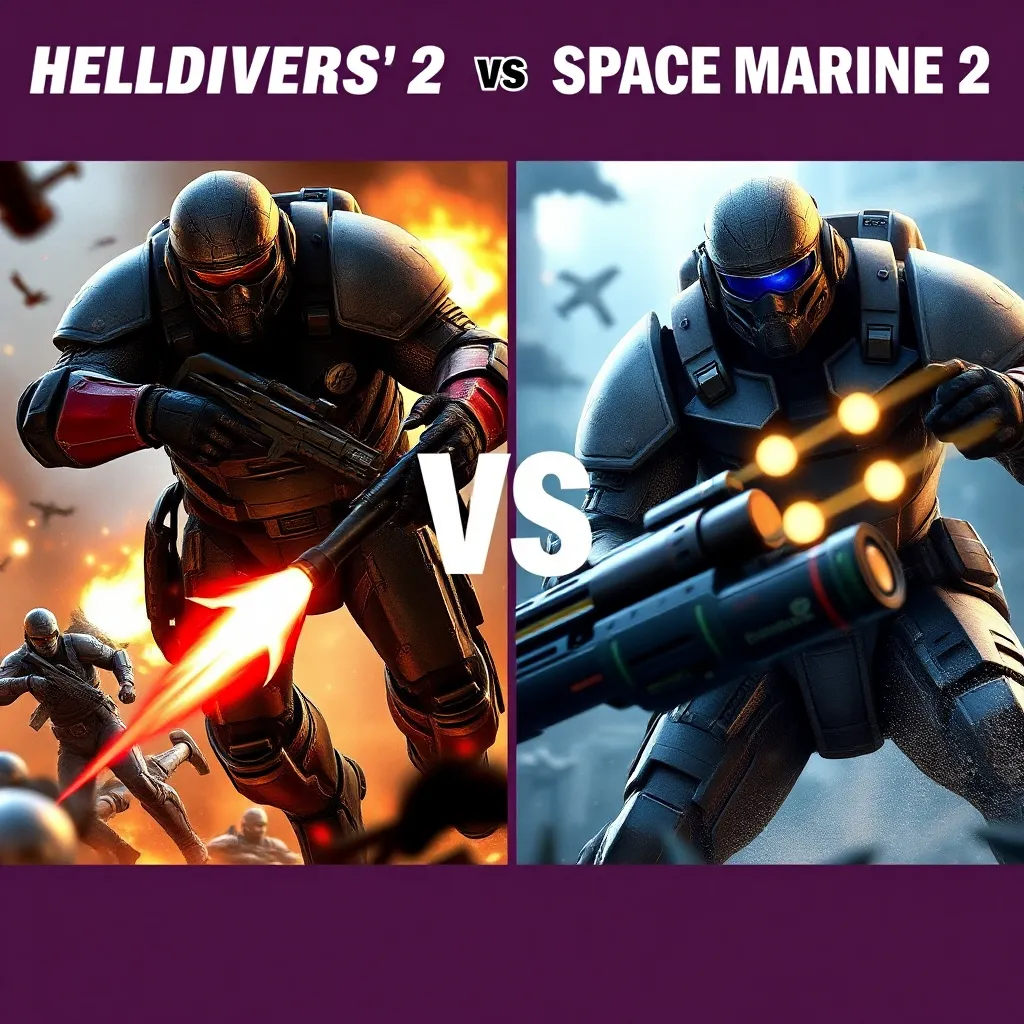 Comparing Helldivers 2 and Space Marine 2: Which Is Better? : LevelUpTalk