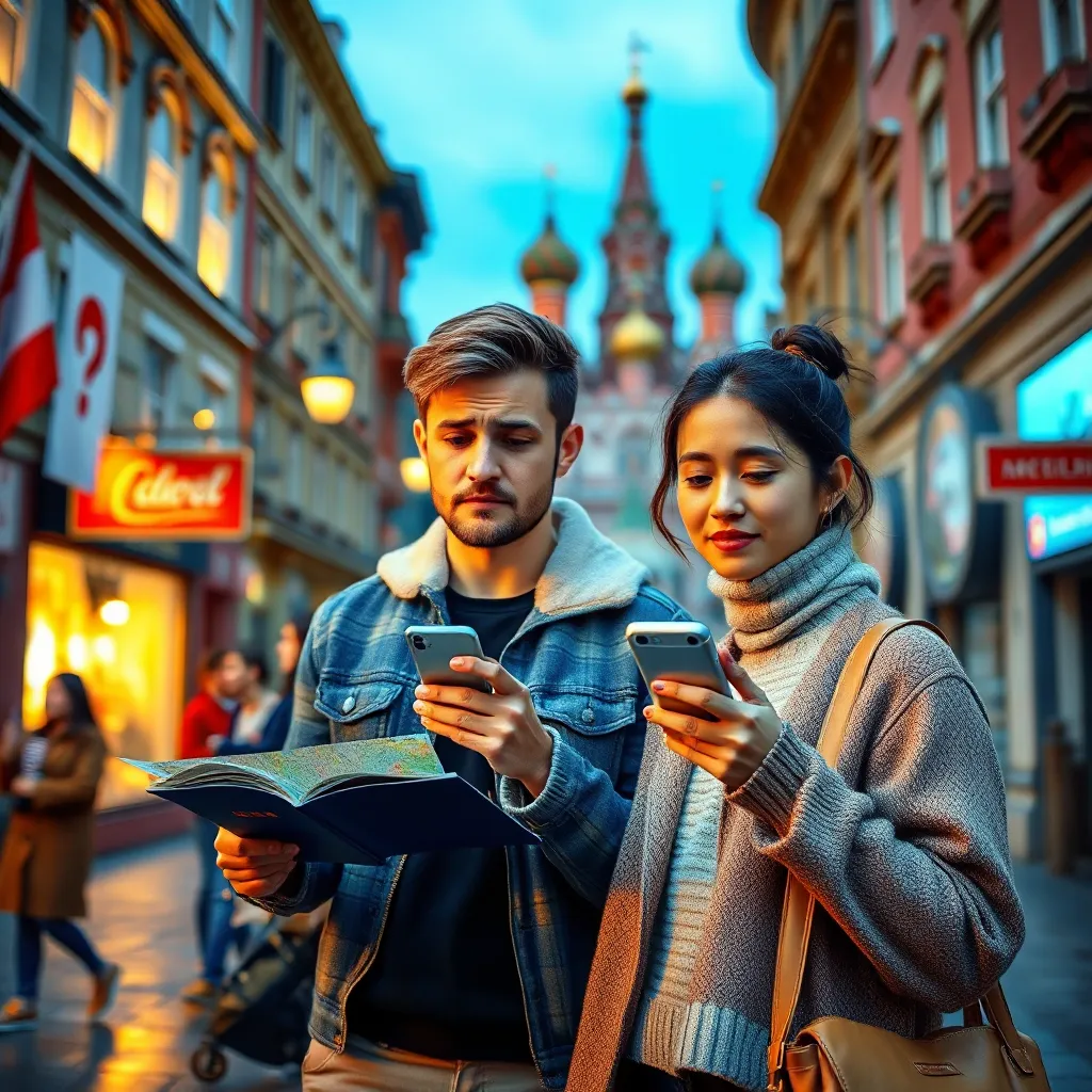 Looking for Help to Get Around Moscow with a Friend : LevelUpTalk