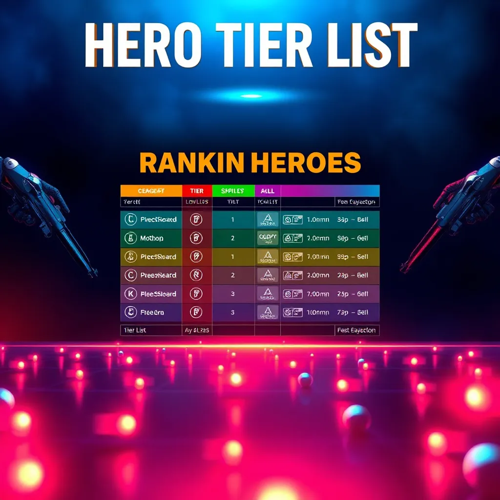 Ranking Heroes: Tier Lists Based on Mechanical Skills : LevelUpTalk