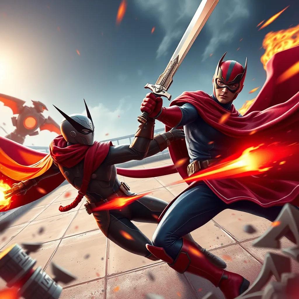 Choose One: Take Down the Rival Hero in Battle! : LevelUpTalk