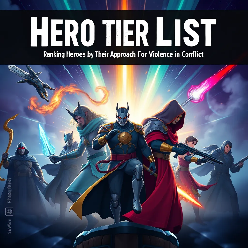 Ranking Heroes by Their Approach to Violence in Conflict : LevelUpTalk