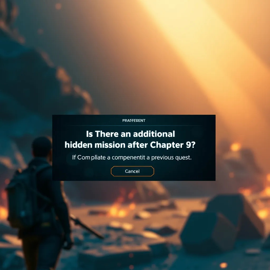 Is There an Additional Hidden Mission After Chapter 9? : LevelUpTalk