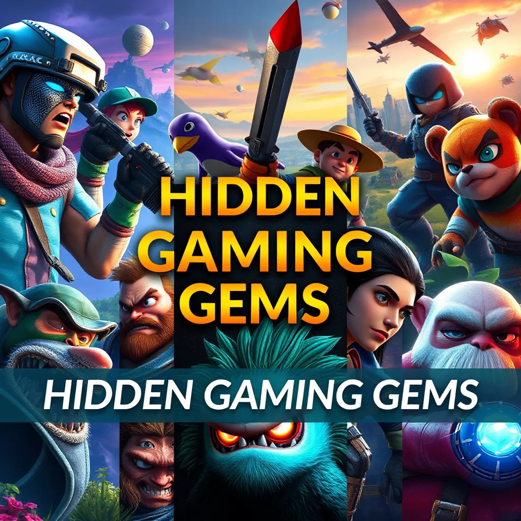 Hidden Gaming Gems: Lesser Known Titles Worth Exploring : LevelUpTalk