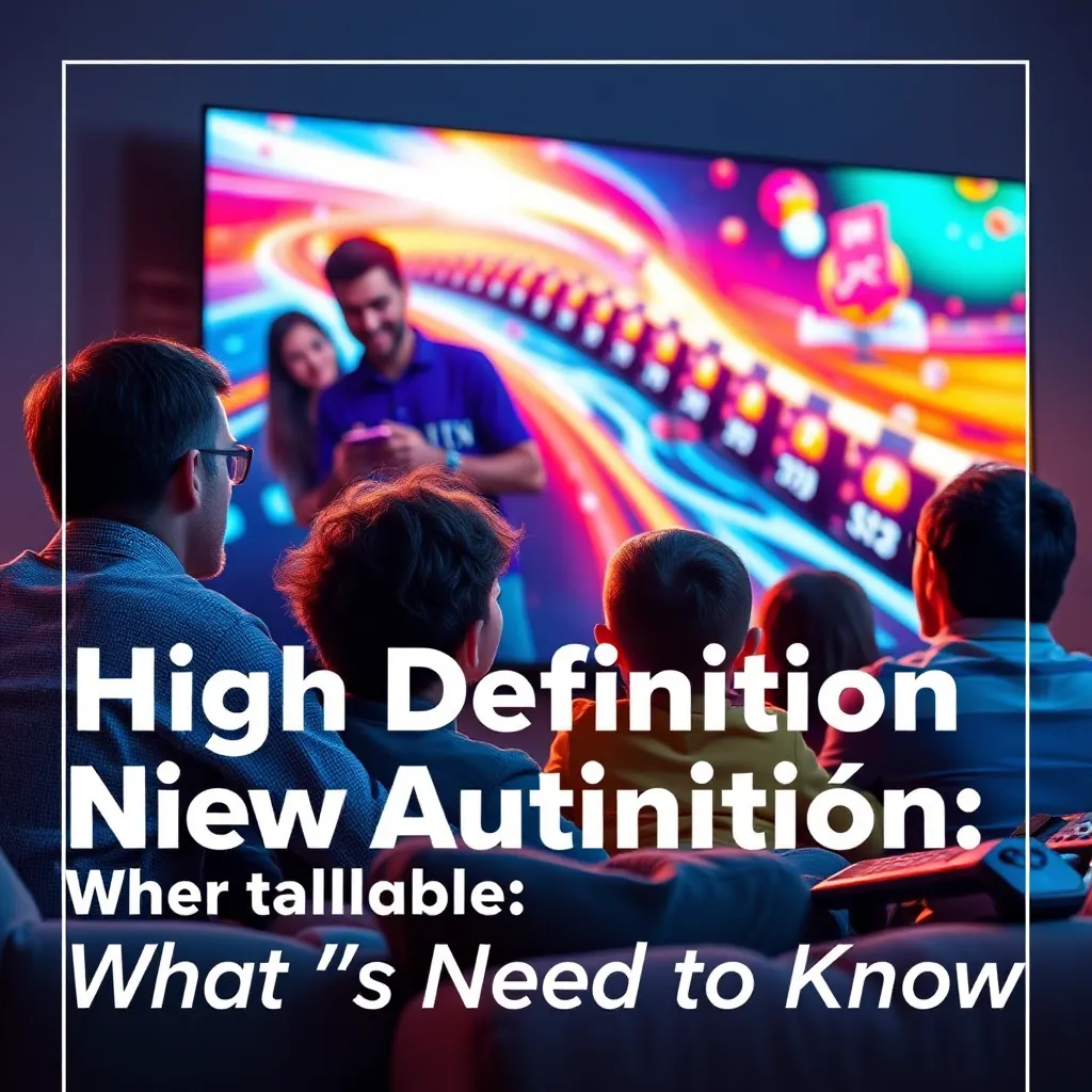High Definition Now Available: What You Need to Know : LevelUpTalk