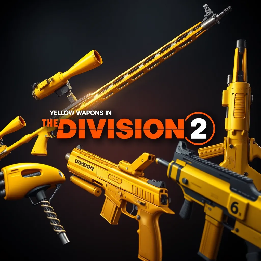 Top High-End Yellow Weapons in Division 2: Your Picks : LevelUpTalk