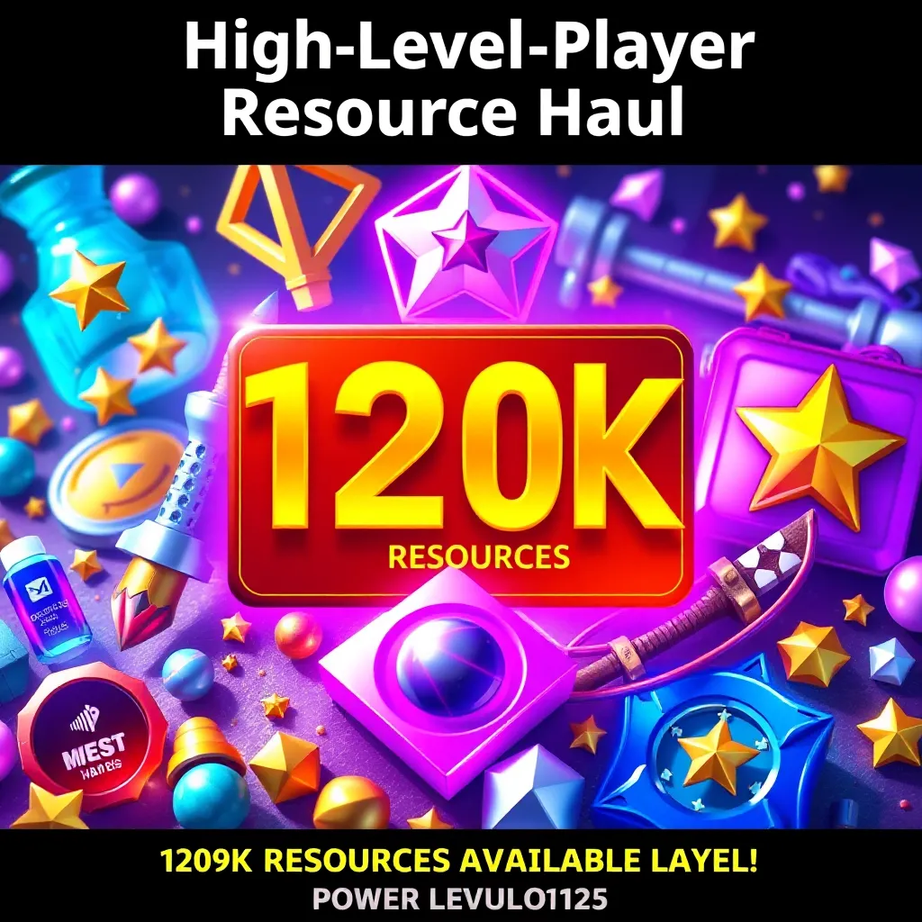 120K Resources Available for High-Level Players Only : LevelUpTalk