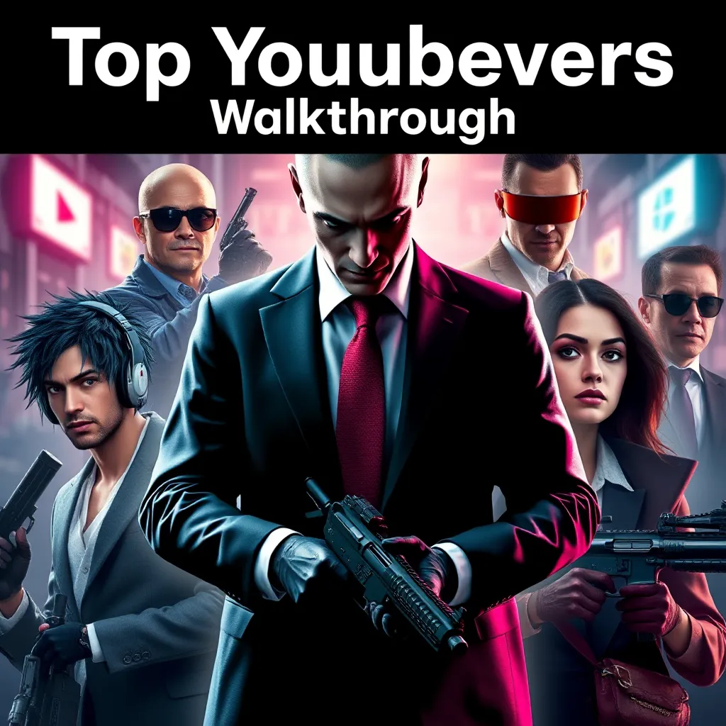 Top YouTubers for Hitman Challenge Walkthroughs : LevelUpTalk