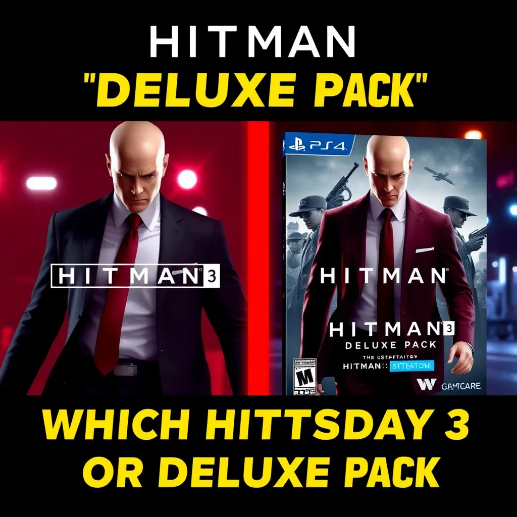 Which Hitman Game Should I Buy: Hitman 3 or Deluxe Pack? : LevelUpTalk