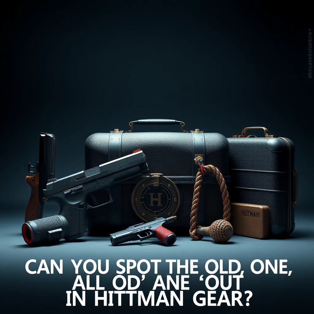 Can You Spot the Odd One Out in Hitman Gear? : LevelUpTalk