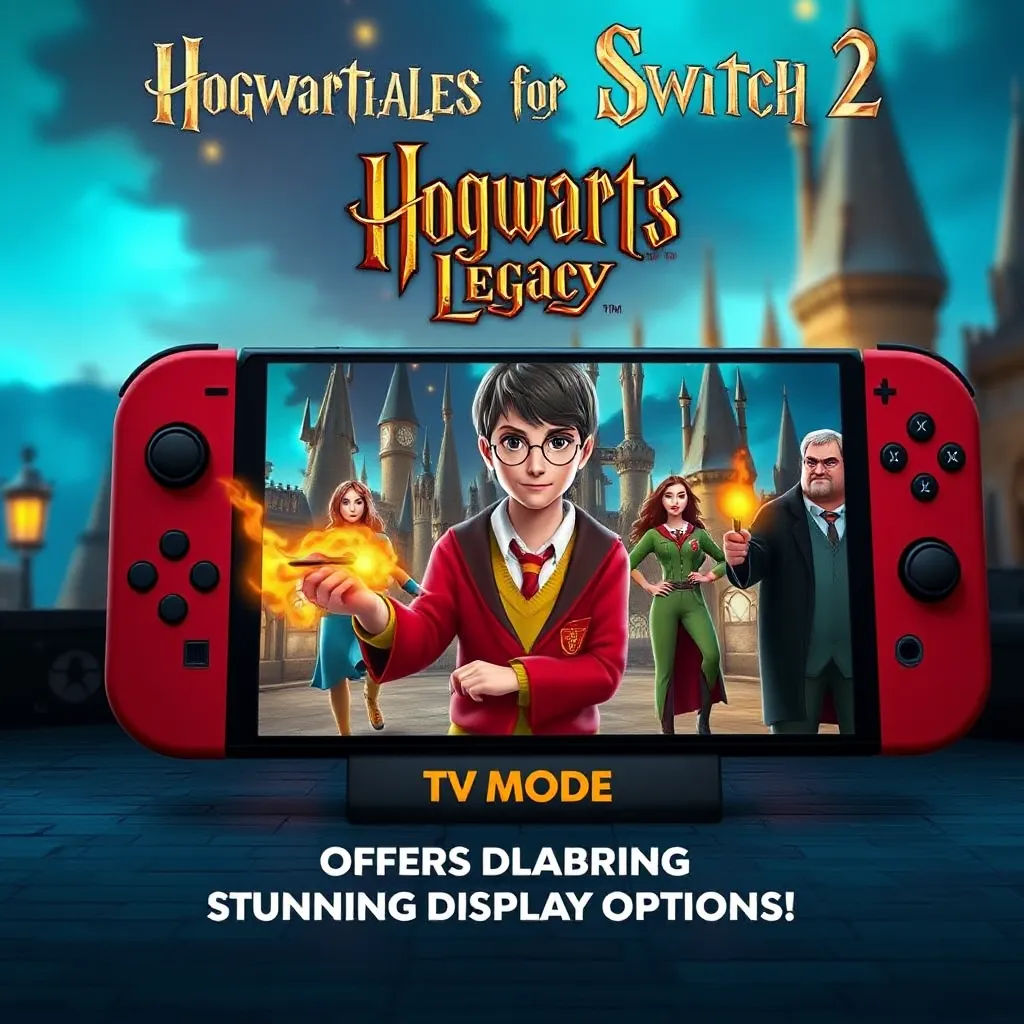 Hogwarts Legacy for Switch 2 Offers Stunning Display Options : LevelUpTalk
