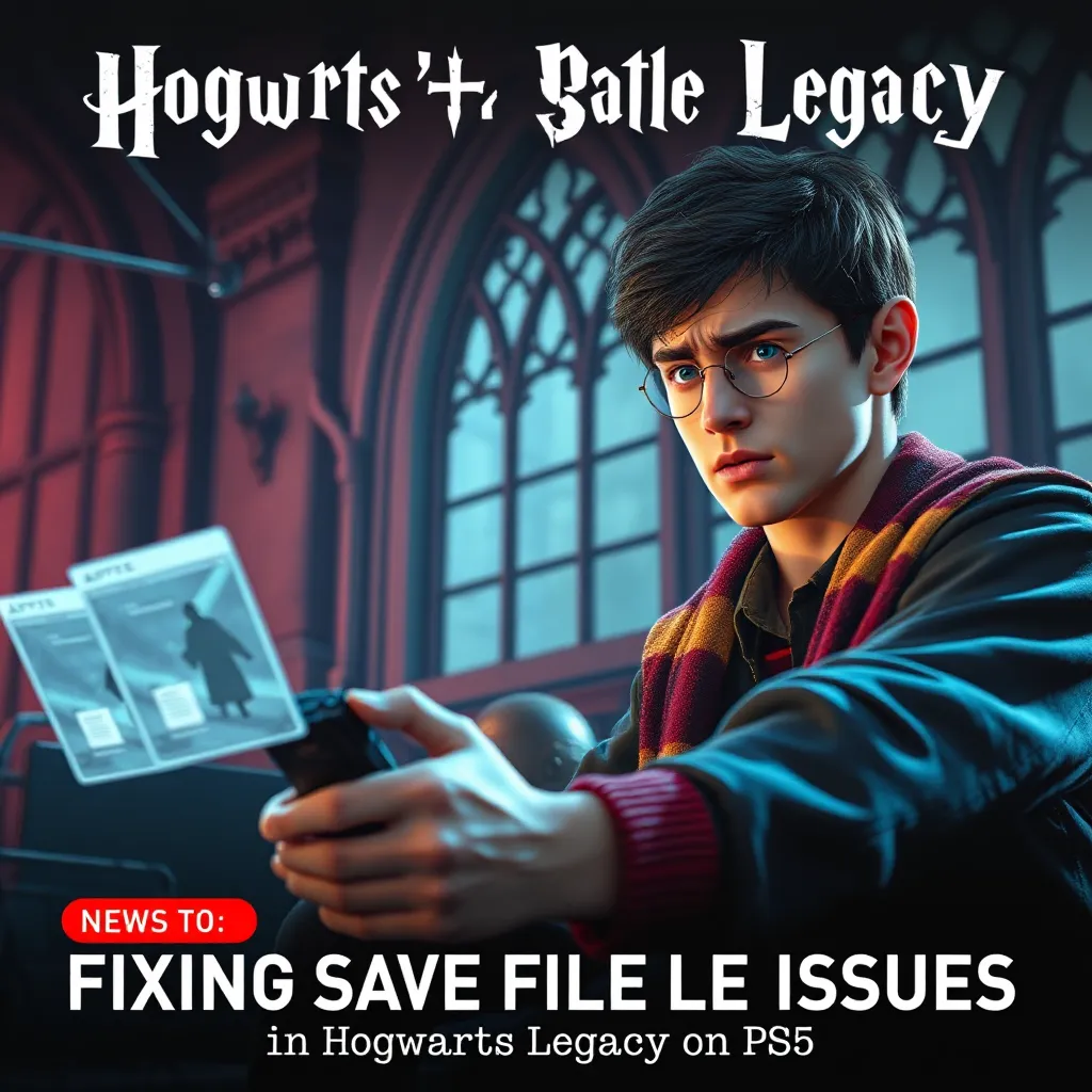 Fixing Save File Issues in Hogwarts Legacy on PS5 : LevelUpTalk