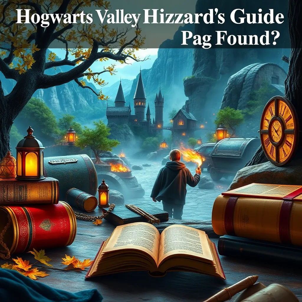 Final Page of Hogwarts Valley Wizard's Guide Found? : LevelUpTalk