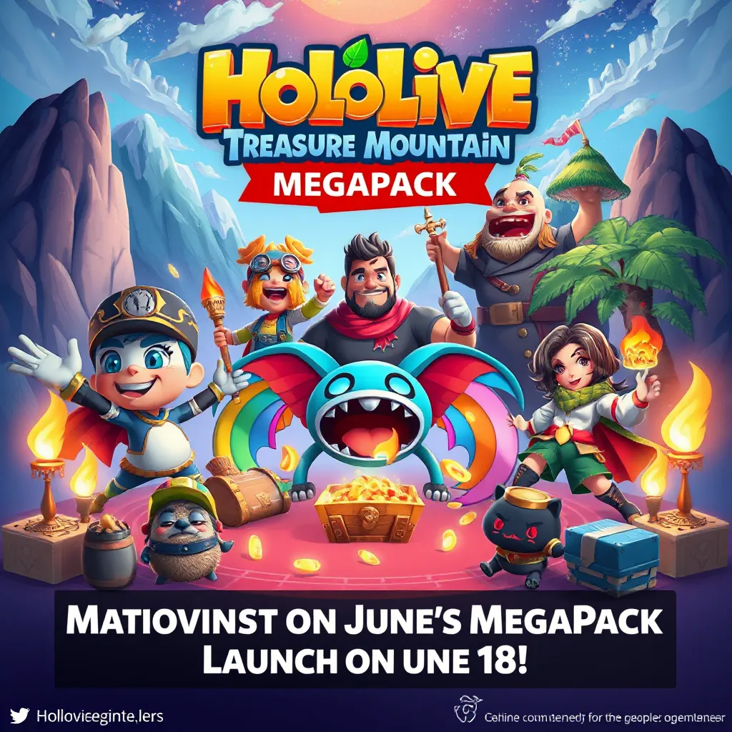 Hololive Treasure Mountain MegaPack Launching on June 18 : LevelUpTalk