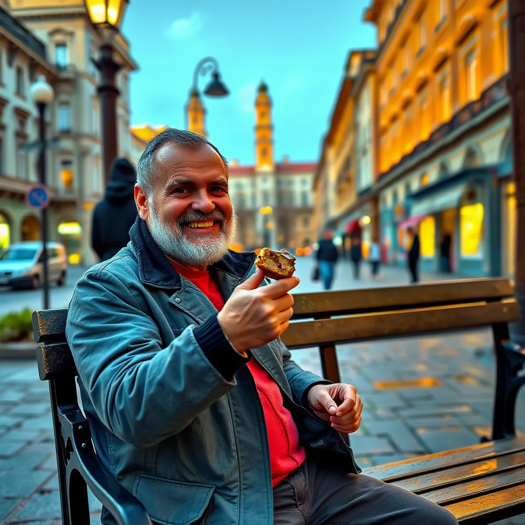 Homeless Man in Italy Finds Solace in Eating Fudge : LevelUpTalk