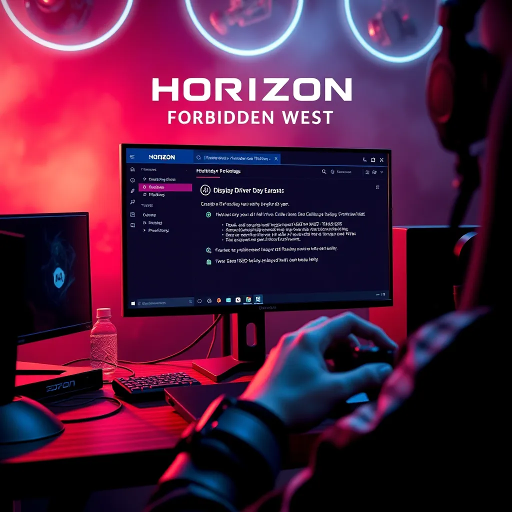 Horizon Forbidden West Display Driver Crash Troubleshooting : LevelUpTalk
