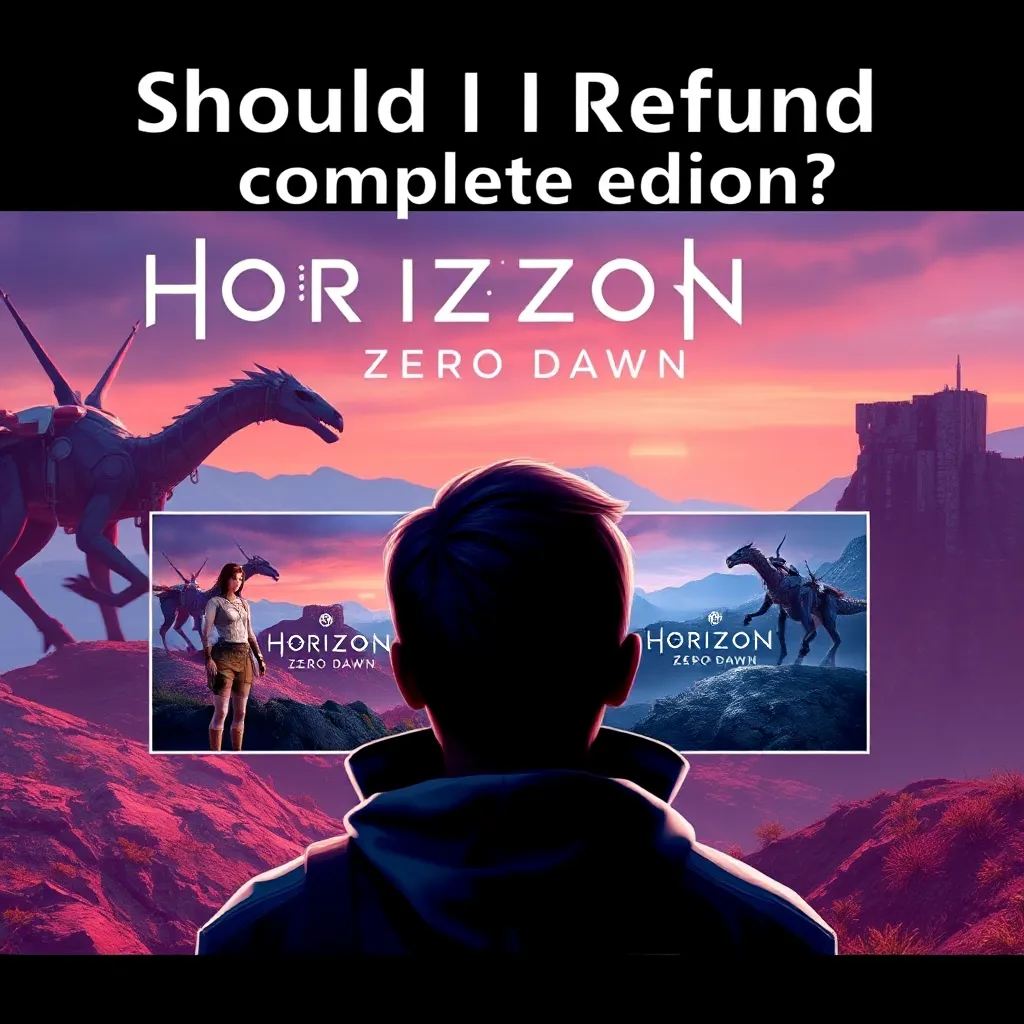 Should I Refund Horizon Zero Dawn Complete Edition? : LevelUpTalk