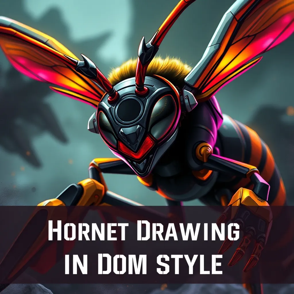 Creating a Hornet Drawing in Doom Style: A Guide : LevelUpTalk