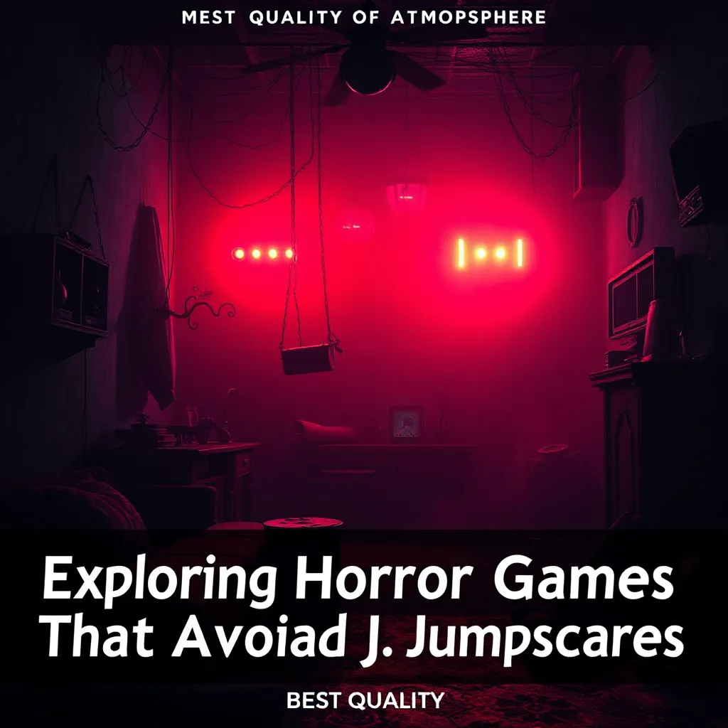 Exploring Horror Games That Avoid Jumpscares : LevelUpTalk