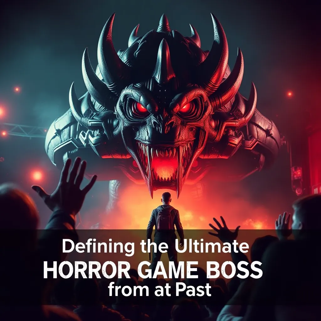 Defining the Ultimate Horror Game Boss for Fans : LevelUpTalk