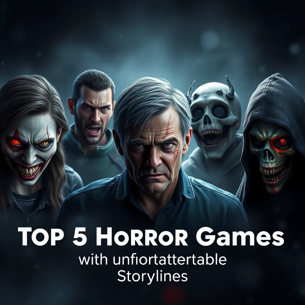 Top 5 Horror Games with Unforgettable Storylines : LevelUpTalk