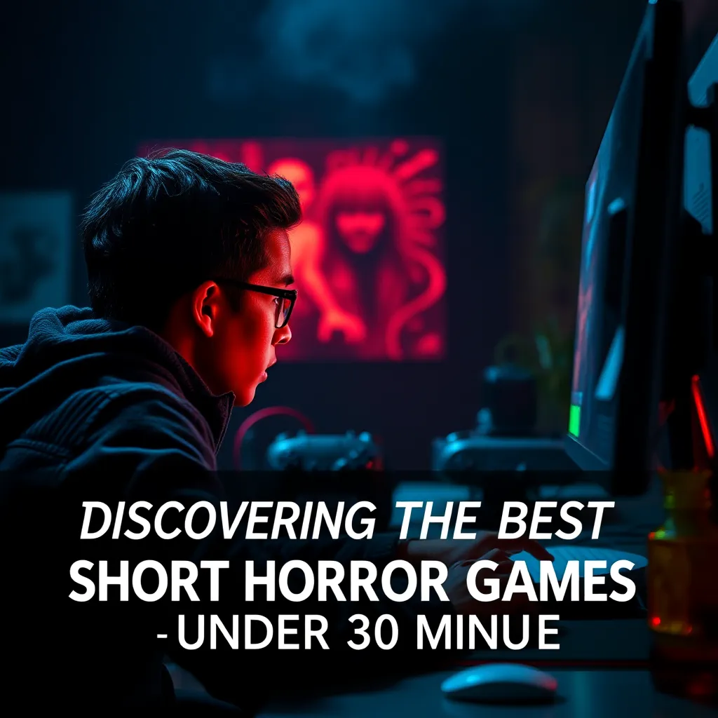 Discovering the Best Short Horror Games Under 30 Minutes : LevelUpTalk