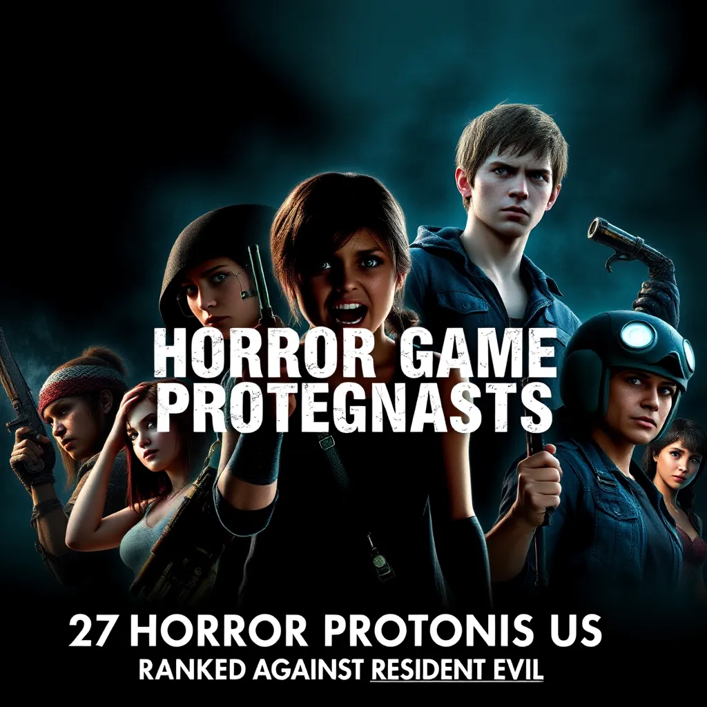 77 Horror Game Protagonists Ranked Against Resident Evil : LevelUpTalk