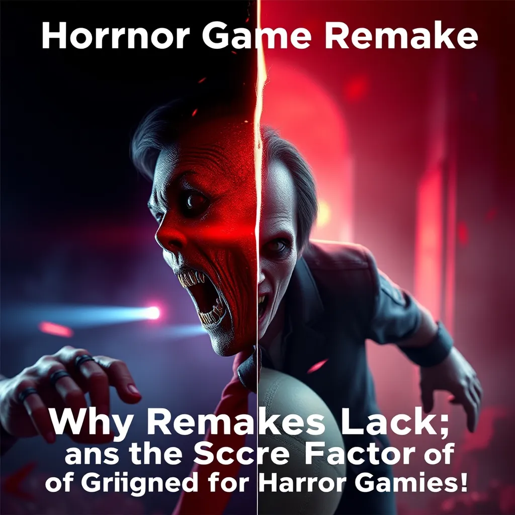 Why Remakes Lack the Scare Factor of Original Horror Games : LevelUpTalk