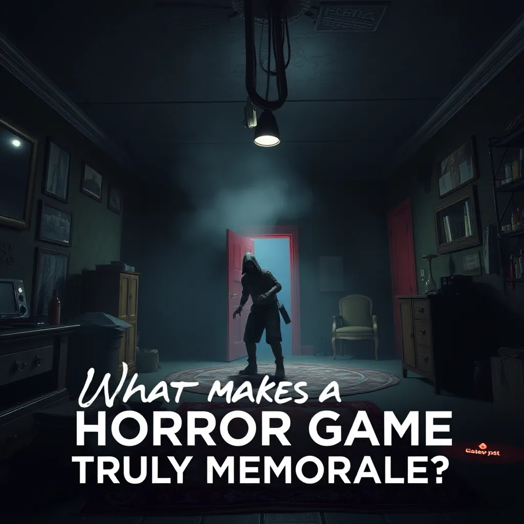 What Makes a Horror Game Truly Memorable? : LevelUpTalk