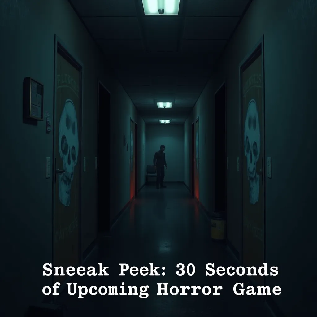 Sneak Peek: 30 Seconds of Upcoming Horror Game Gameplay : LevelUpTalk