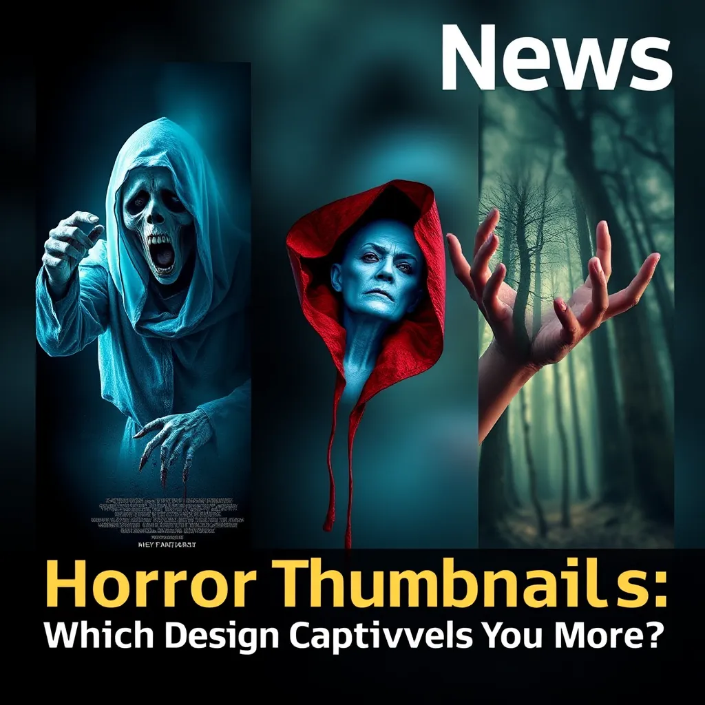 Horror Thumbnails: Which Design Captivates You More? : LevelUpTalk