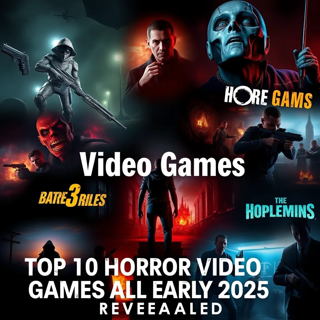Top 10 Horror Video Games of Early 2025 Revealed : LevelUpTalk