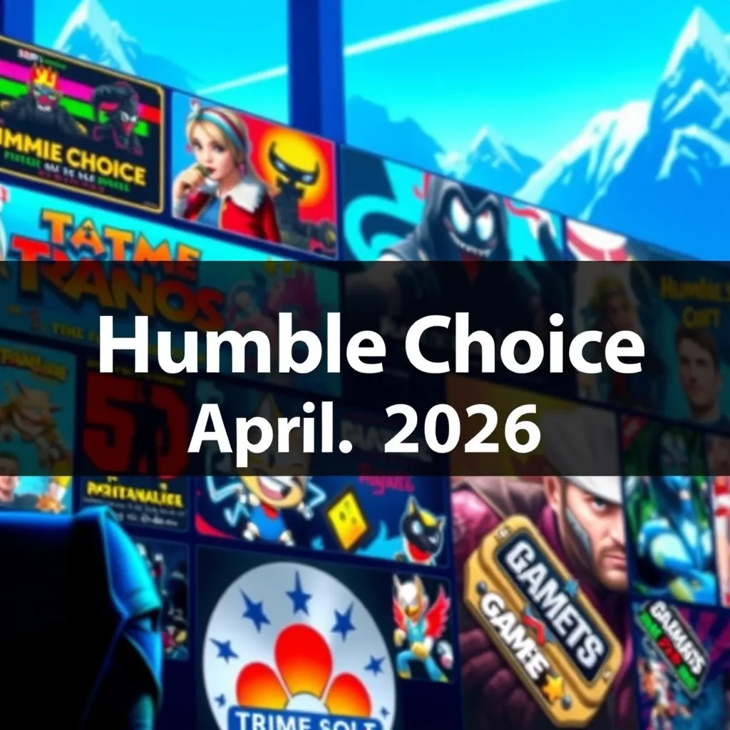 Discover the Hottest Games in Humble Choice for April 2026 : LevelUpTalk