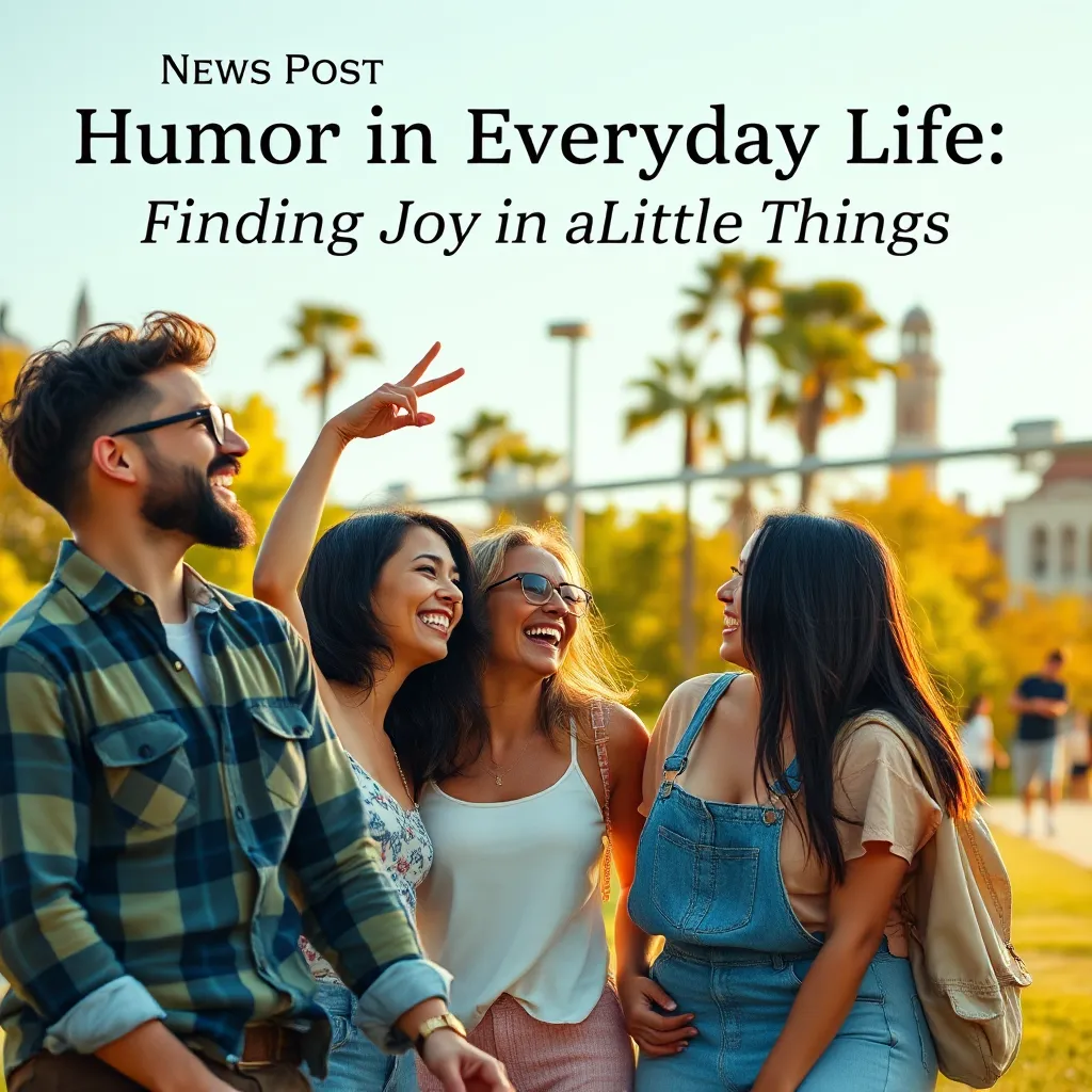 Humor in Everyday Life: Finding Joy in Little Things : LevelUpTalk