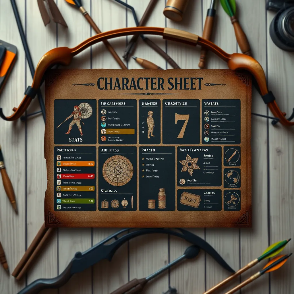 Creating a Character Sheet for Successful Hunters : LevelUpTalk