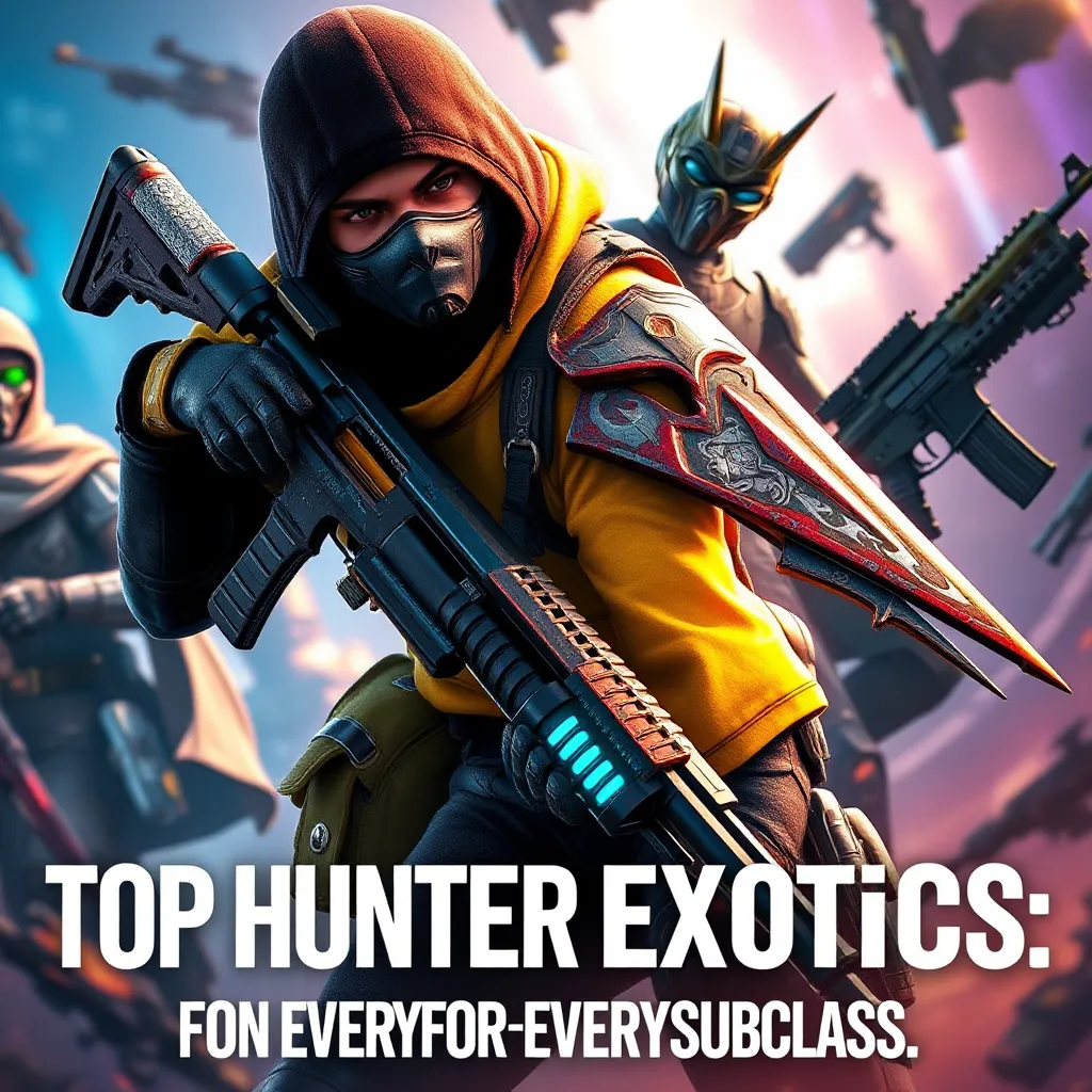 Top Hunter Exotics Ranked for Every Subclass Build : LevelUpTalk