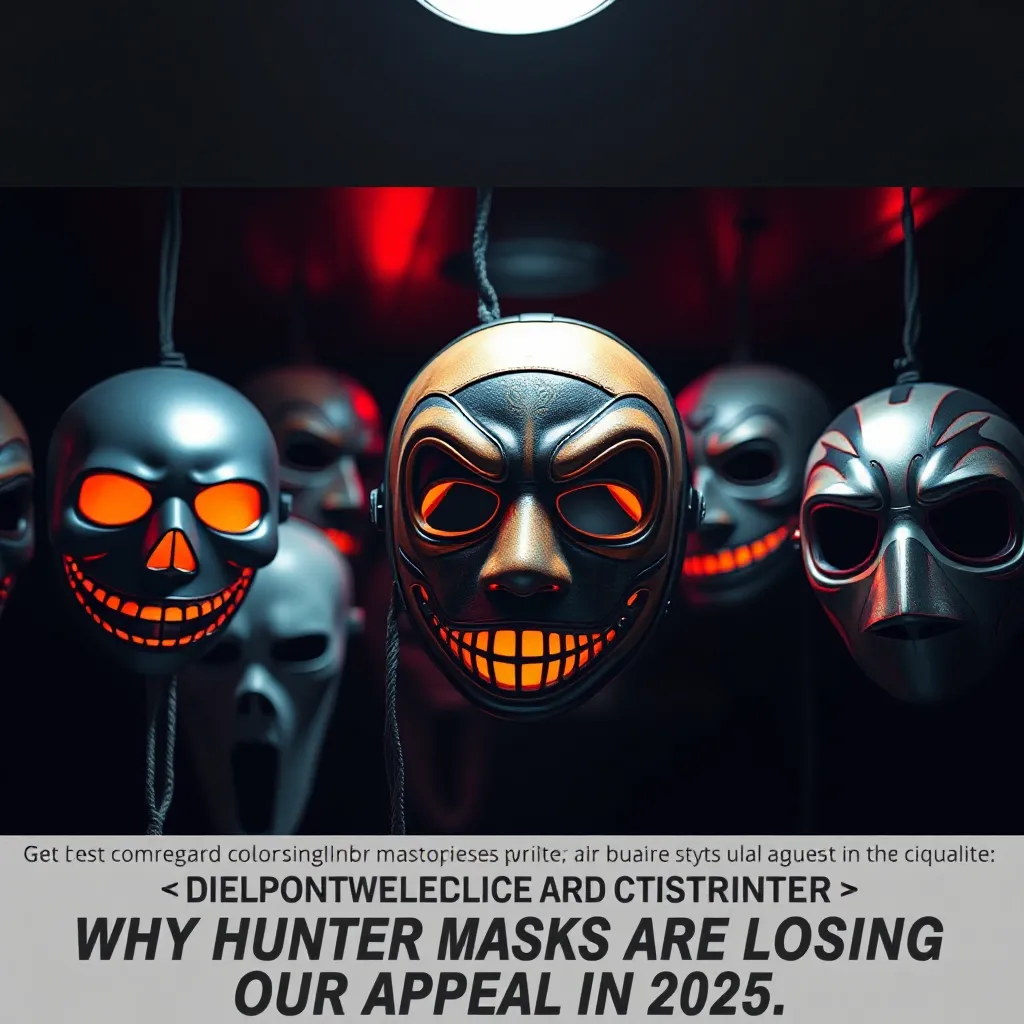 Why Hunter Masks Are Losing Their Appeal in 2025 : LevelUpTalk