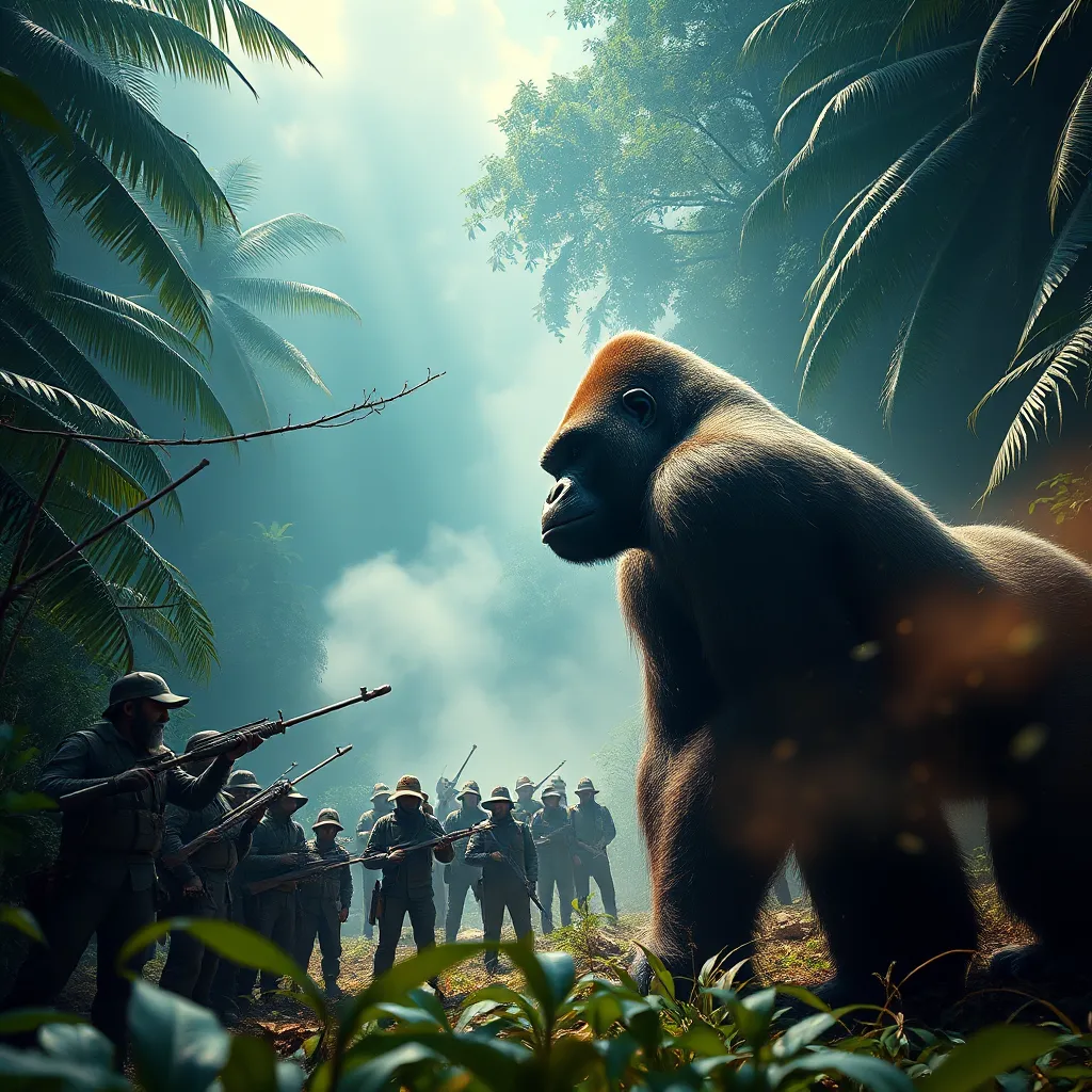 Battle Royale: 100 Hunters Take on 1 Gorilla : LevelUpTalk