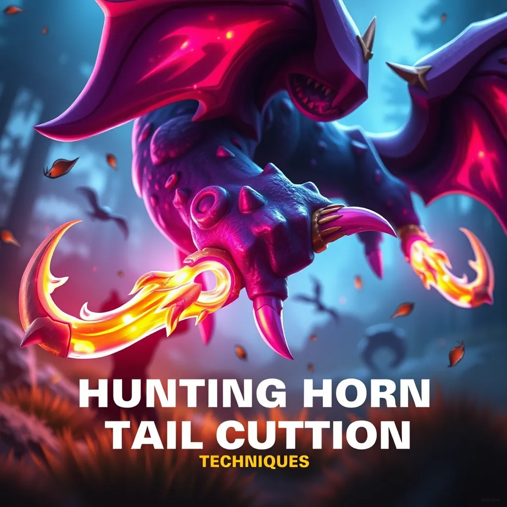 Understanding Tail Cutting with Hunting Horn Techniques : LevelUpTalk